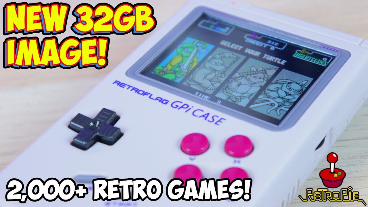 NEW Retroflag GPi Case Supreme 32gb RetroPie Image With Over 2000 Games ...