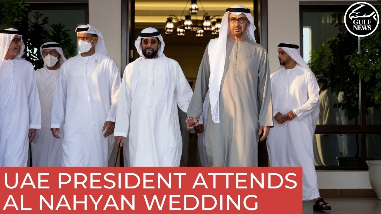 UAE President attends Al Nahyan wedding at Majlis Al Mushrif in Abu ...