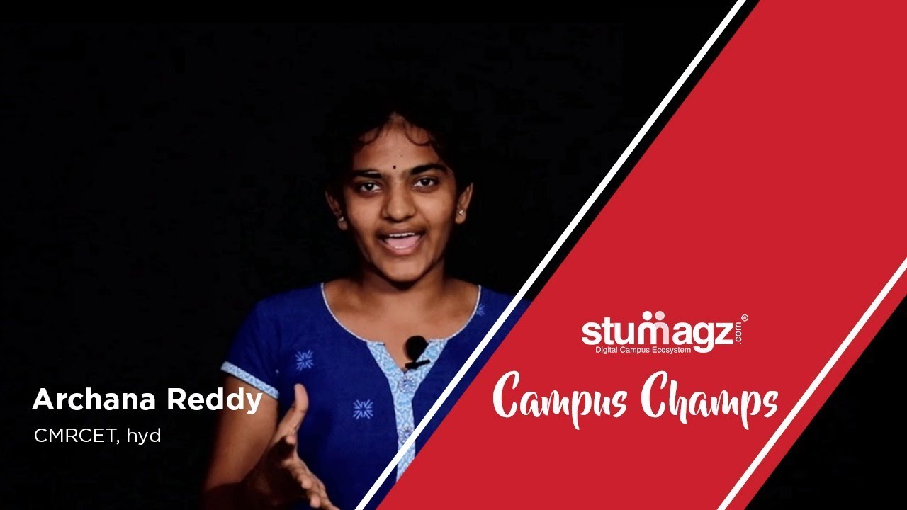 Campus Champs- CMRCET- Archana Reddy | Vocalist | stuMagz - YouTube