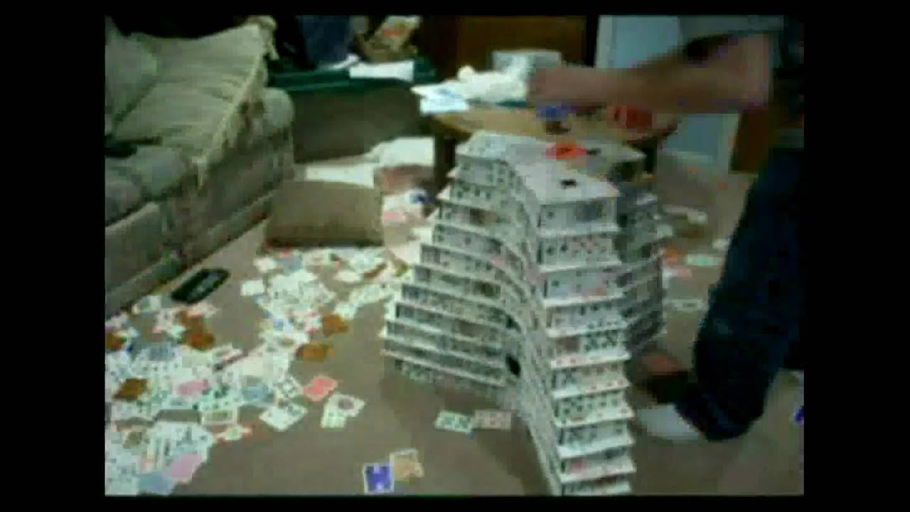 DisasterAce's Card Tower - YouTube