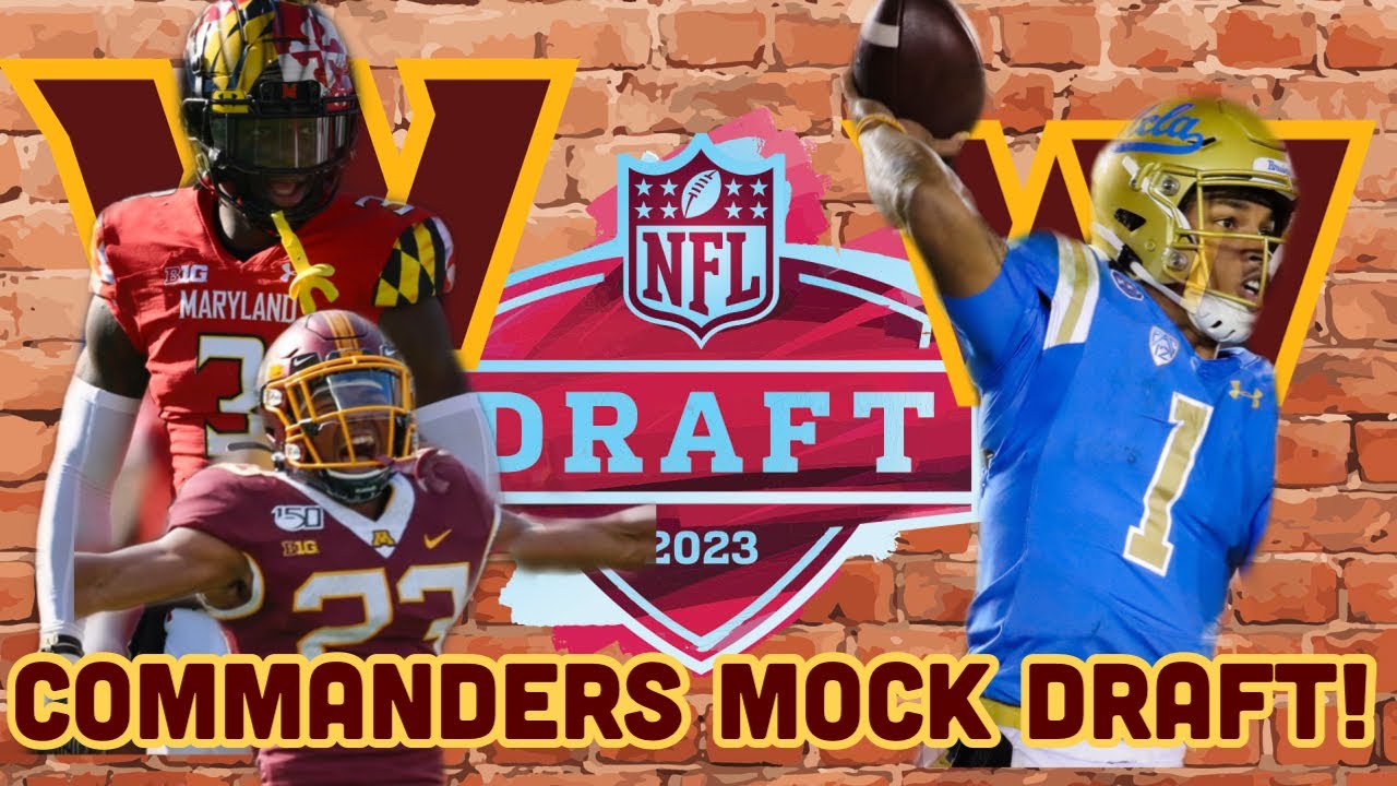 Washington Commanders Most Realistic Full 7 Round Mock Draft! Selecting A Game Changer at #16 ...