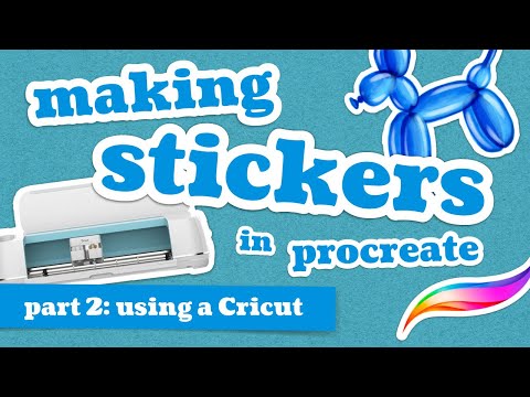 How to Make Stickers with a Cricut and Procreate - for Beginners and ...