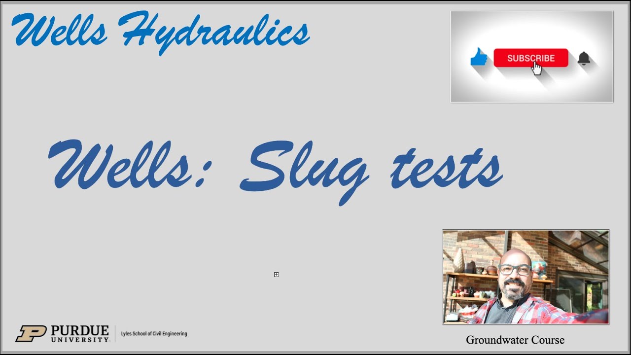 Wells: Slug Tests (1) - YouTube