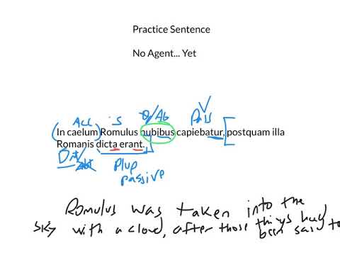 Latin Passive Voice in Context & Ablative Agents - YouTube
