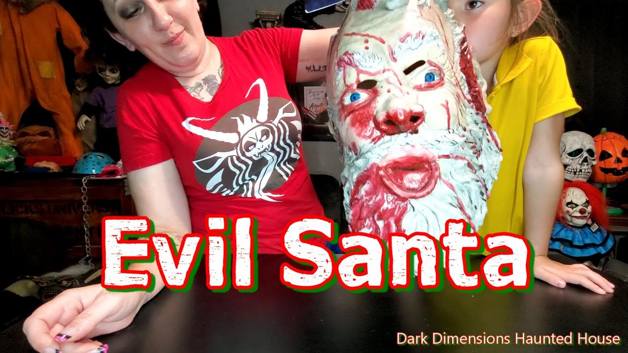 Evil Santa Mask from Halloween City for Future Krampus Christmas ...