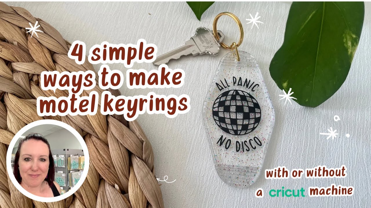 How to Make Hotel / Motel Style Keyrings | with or without a Cricut ...