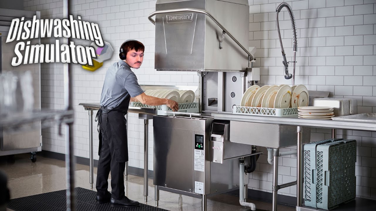 Professional Dishwasher Plays Dishwasher Game - YouTube