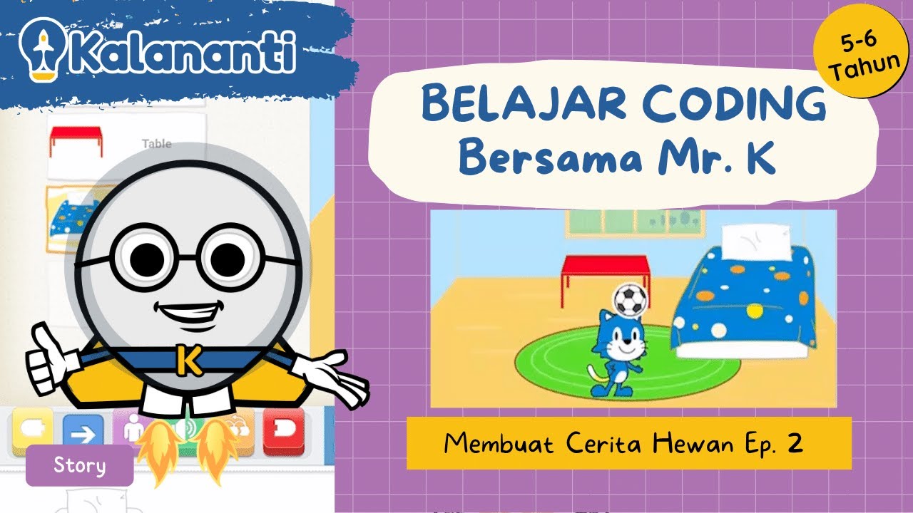Belajar Coding Anak - Membuat Cerita Hewan (Ep. 2) with ScratchJr (5-6 ...