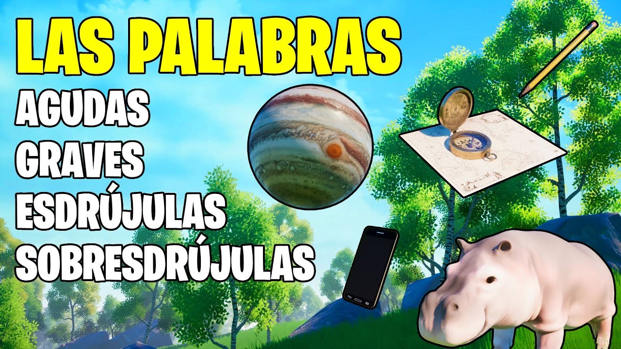 Las Palabras Agudas, Graves, Esdrújulas y Sobresdrújulas para Niños ...