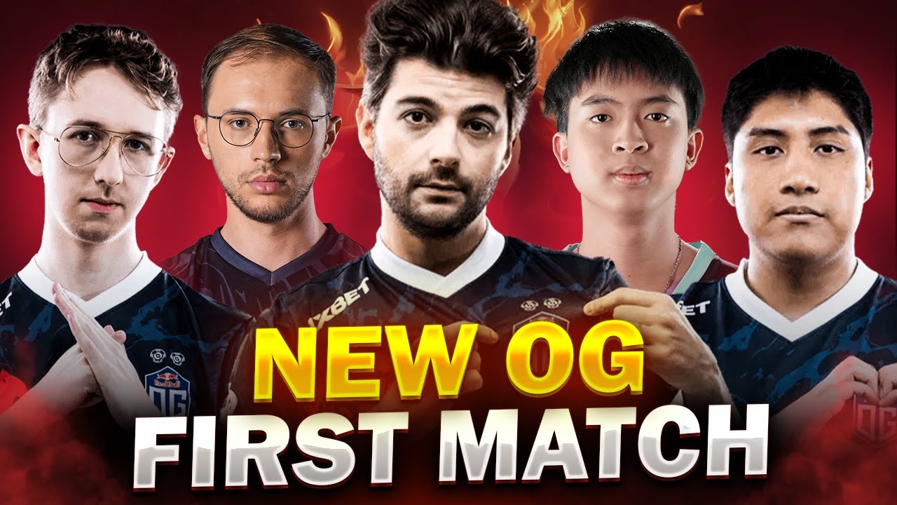 NEW OG TEAM FIRST OFFICIAL MATCH - YouTube