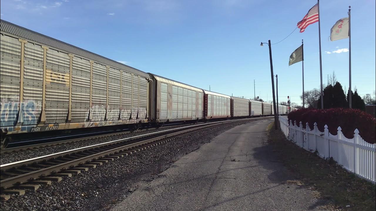 BNSF 9059 (SD70ACe) leads V-NTWNSC through Streator, IL 11/28/21 - YouTube