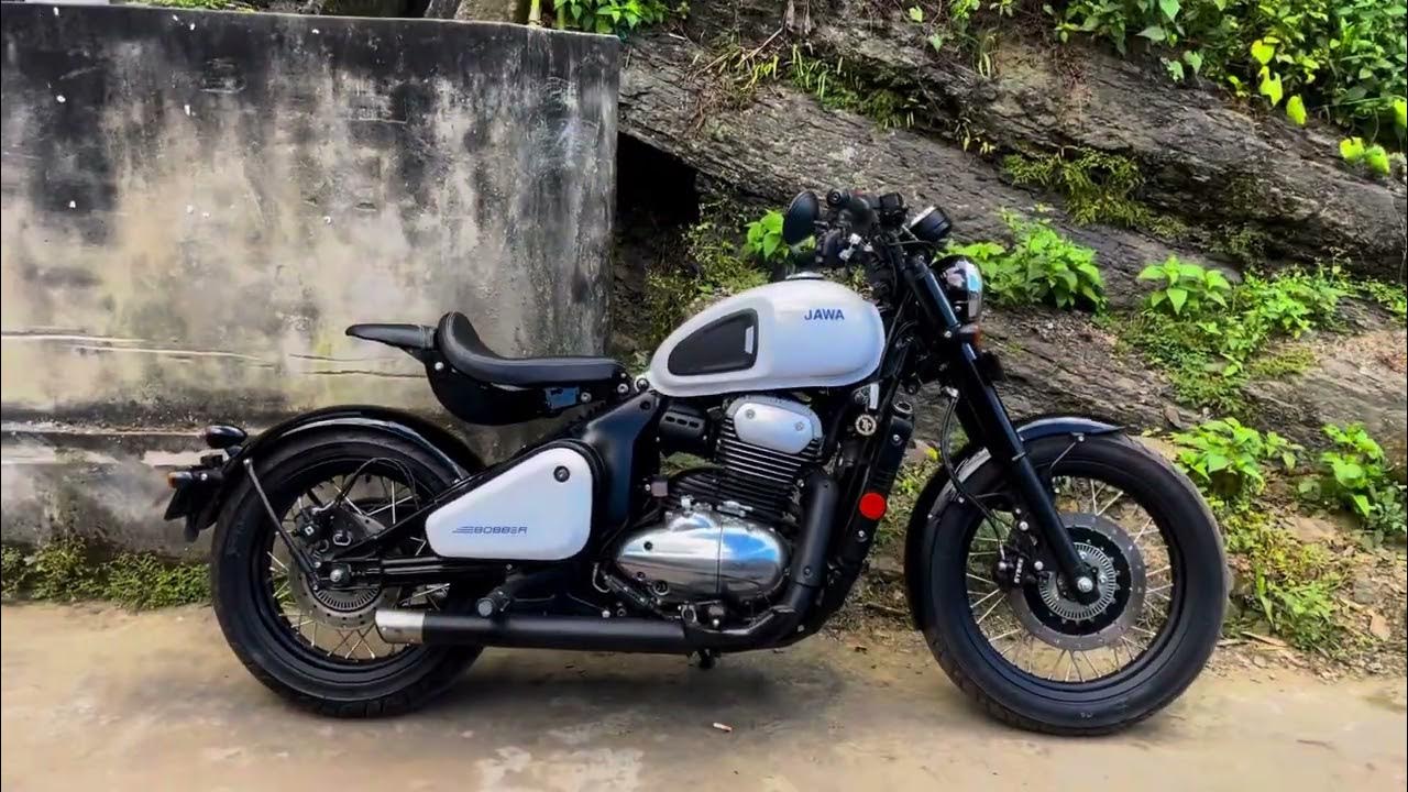 Folding seat Jawa Bobber 42 (high end modifications) - YouTube