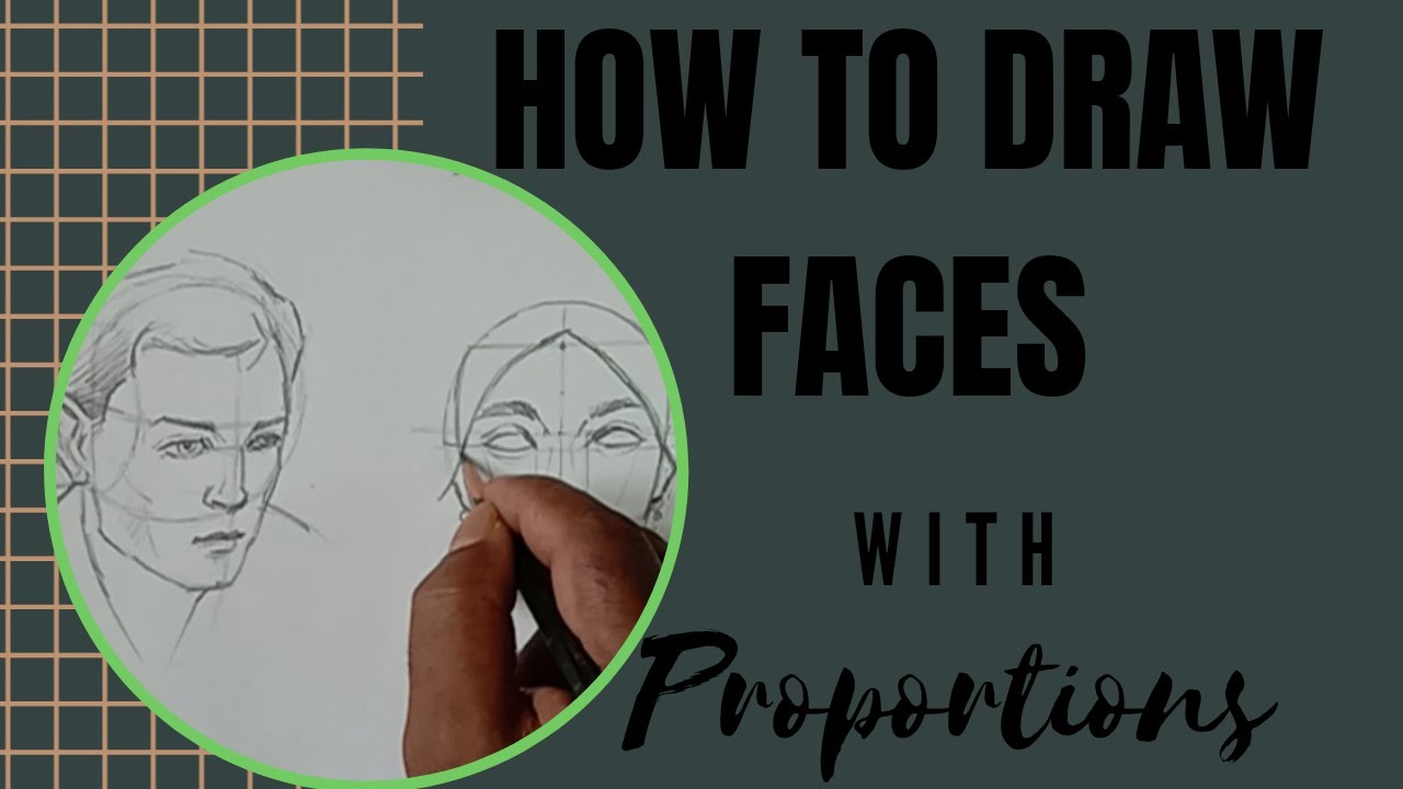 How to draw human faces | step by step process | Online Art Classes ...