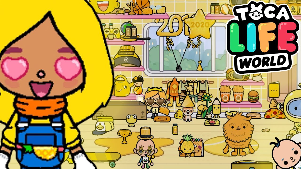 💛FOUND ALL THE YELLOW FREE ITEMS IN Toca Boca! |Life World |Si Story ...