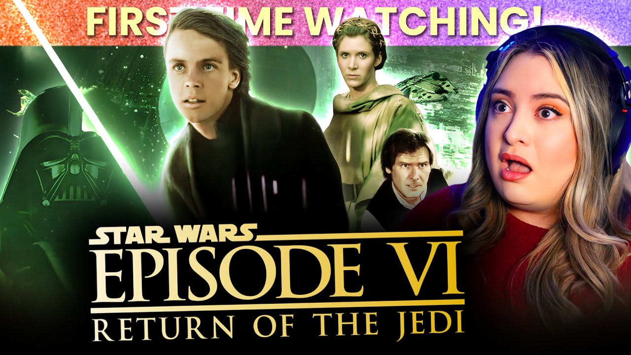 Return of the Jedi REACTION | First Time Watching the STAR WARS Trilogy ...