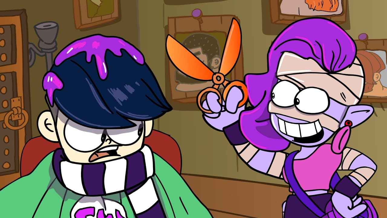 Brawl Stars Animation #74 - EDGAR - EMZ Haidresser Part 13 - YouTube