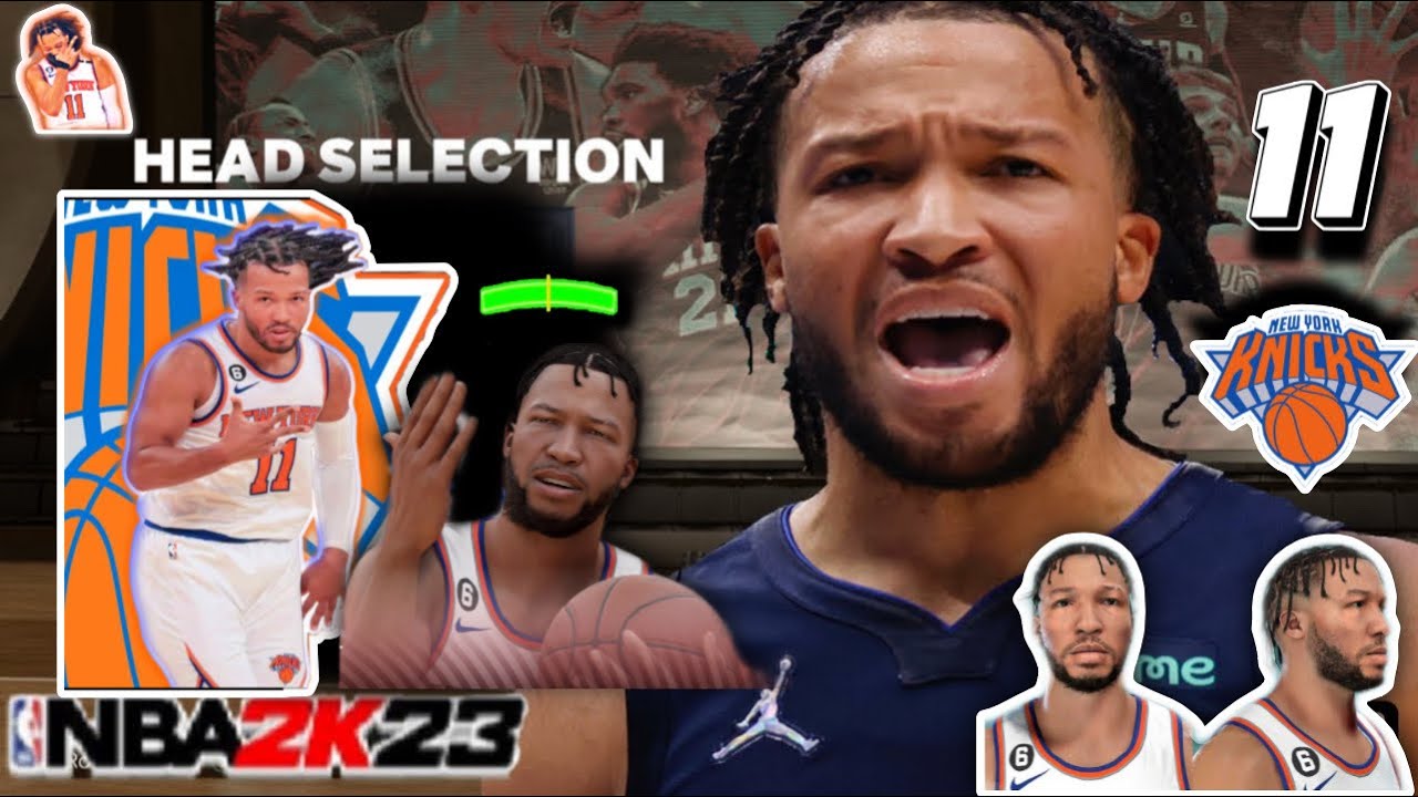 JALEN BRUNSON FACE CREATION 2K23 - 2023 NBA PLAYOFFS JALEN BRUNSON FACE ...