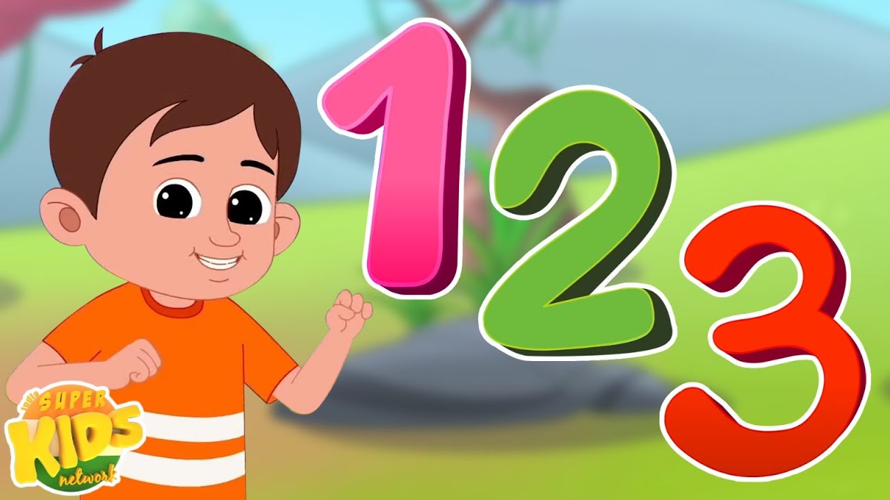एक दो तीन, One Two Three, Number Song, Hindi Nursery Rhyme and Learning ...