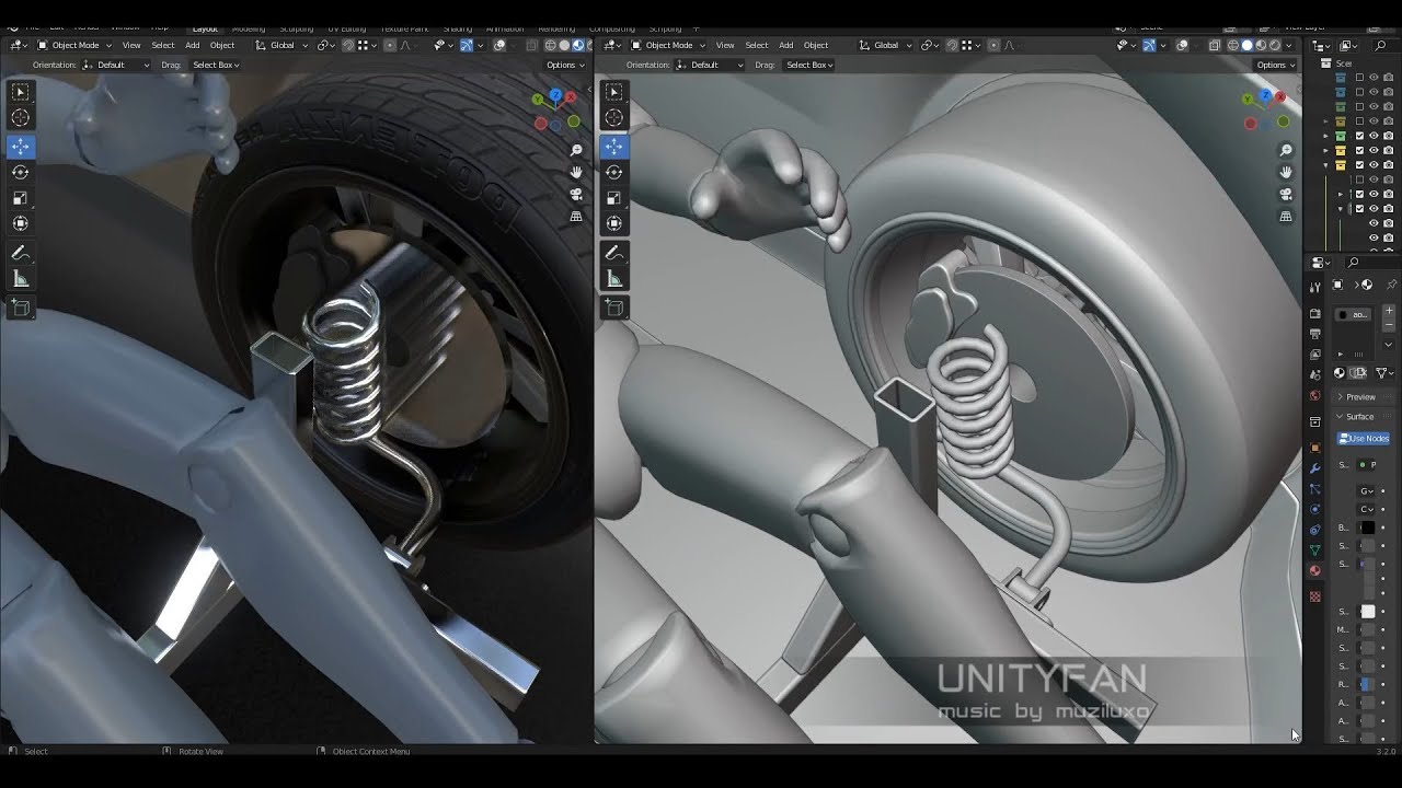 concept car quick modeling - vehicle 034 - part 2 - 4x timelapse - YouTube