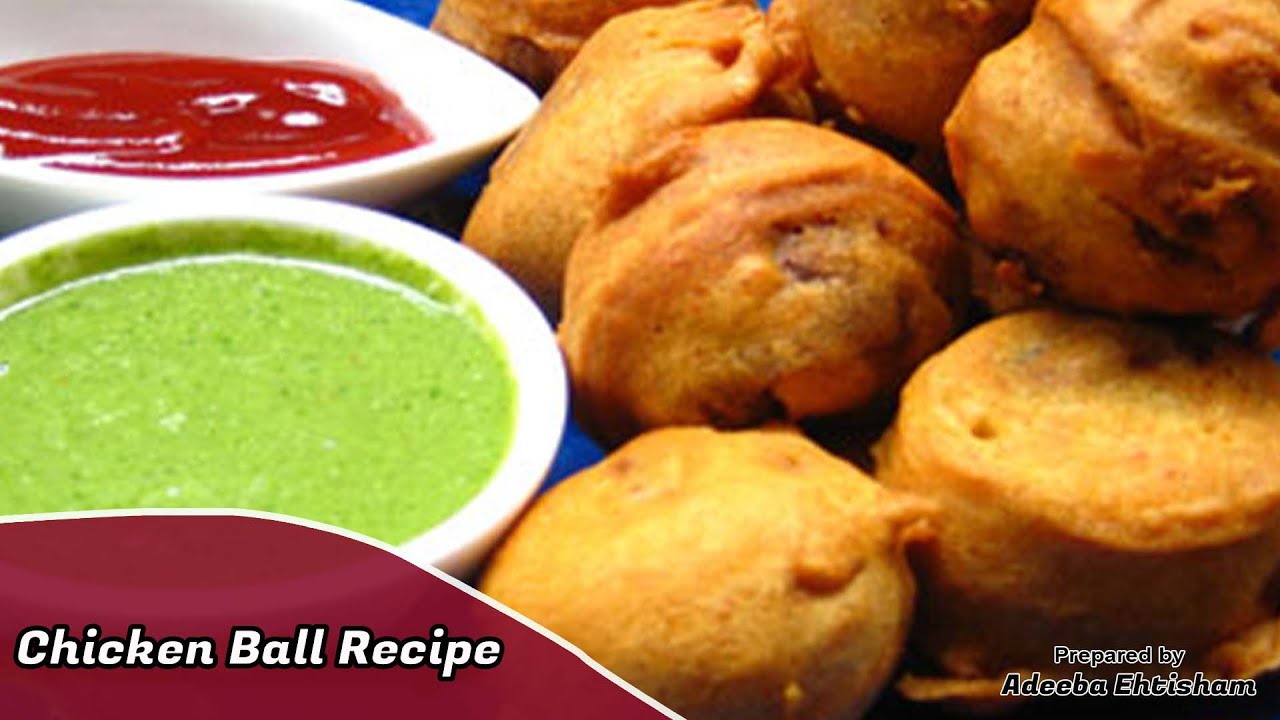 Chicken Balls Recipe||Crispy Chicken Balls Recipe || Easy Tea Time ...