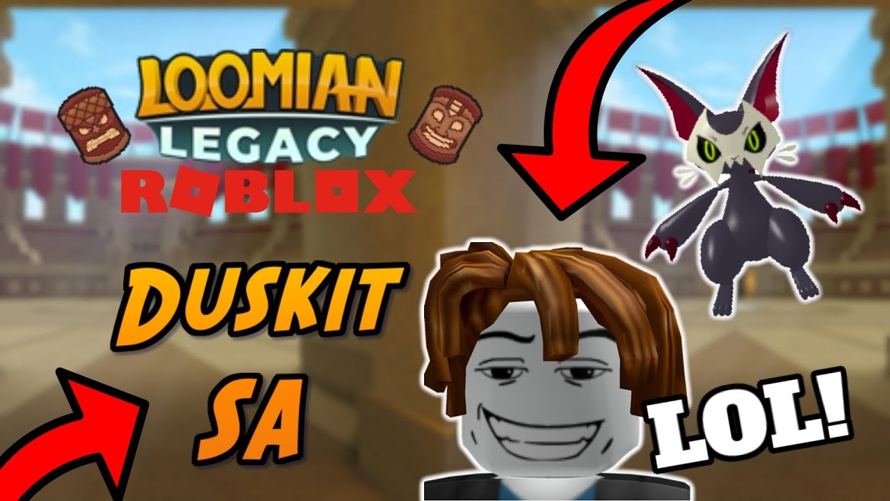 NOOB TROLLING WITH SECRET ABILITY DUSKIT! - Roblox - Loomian Legacy PVP ...