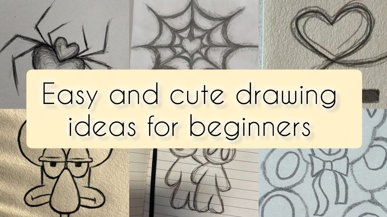 Easy and cute drawing ideas for beginners|pinteresty doodle drawing ...