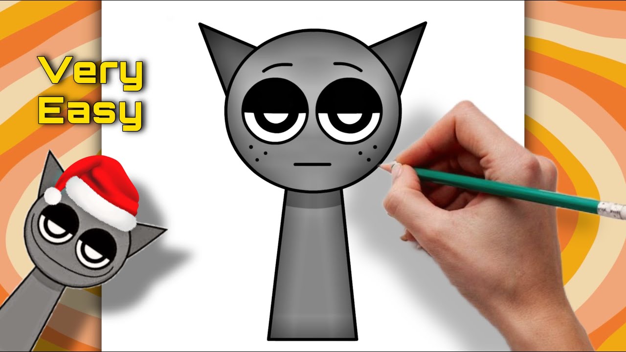 how to draw gray from sprunki - Incredibox Sprunki Drawing - YouTube