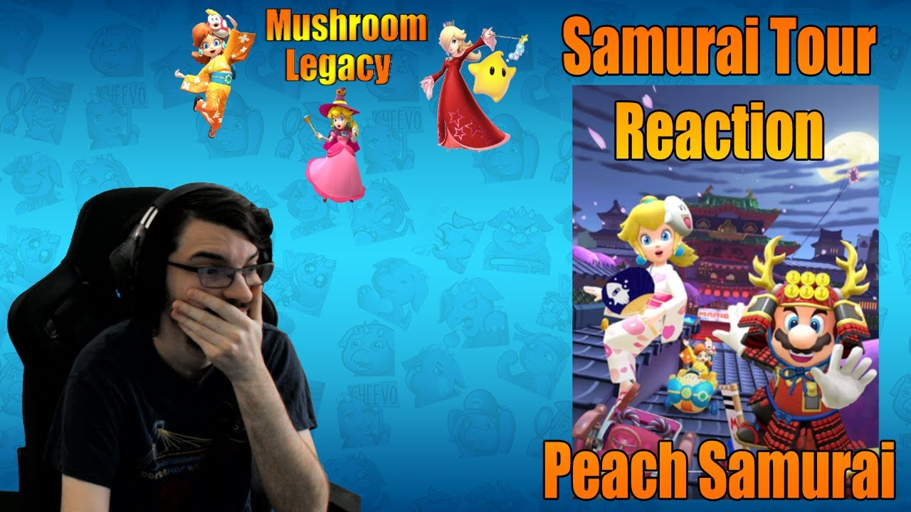Samurai Tour Reaction Trailer - I want this Peach Samurai - Mario Kart ...