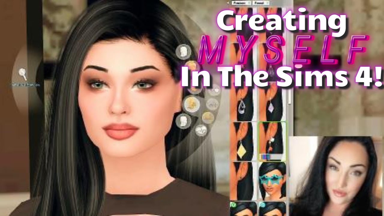 Creating My Sim Self in The Sims 4! CC FINDS! - YouTube