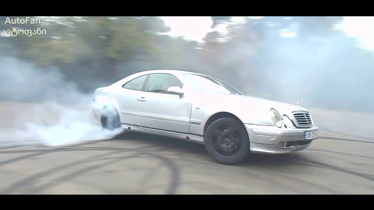 mercedes benz Clk 320 drift - YouTube