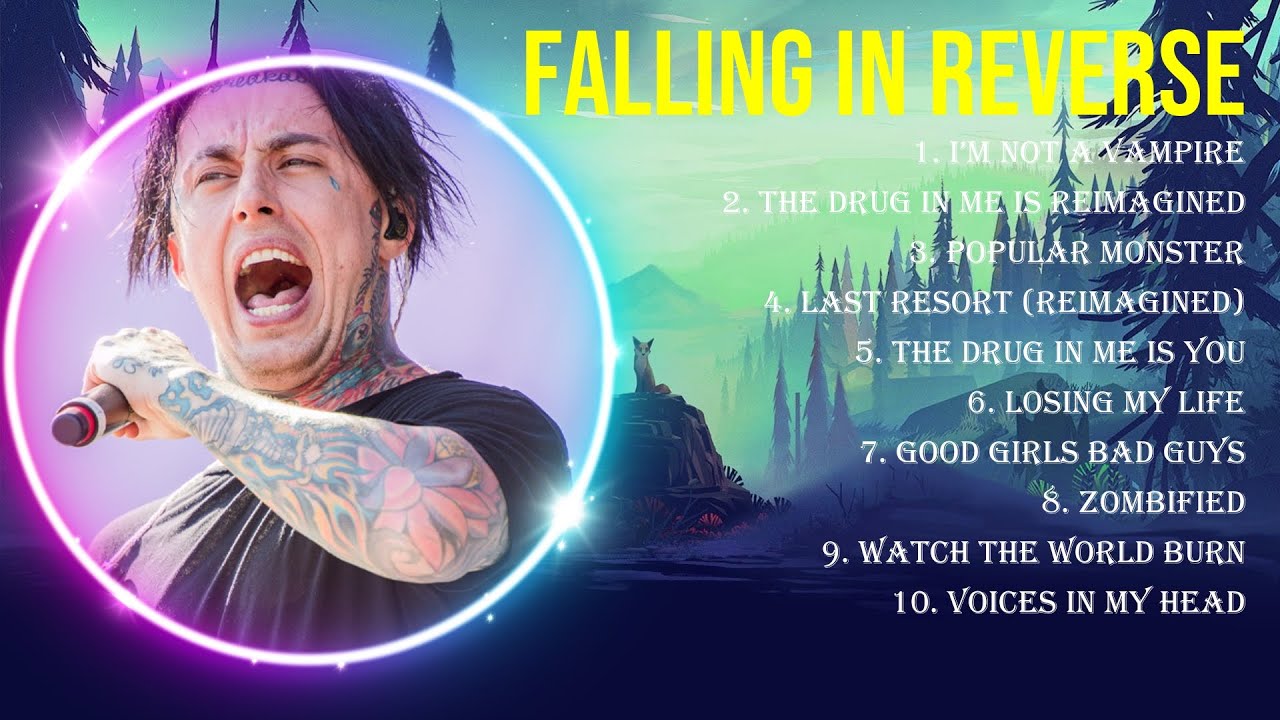 Top 10 songs Falling In Reverse 2024 ~ Best Falling In Reverse playlist ...