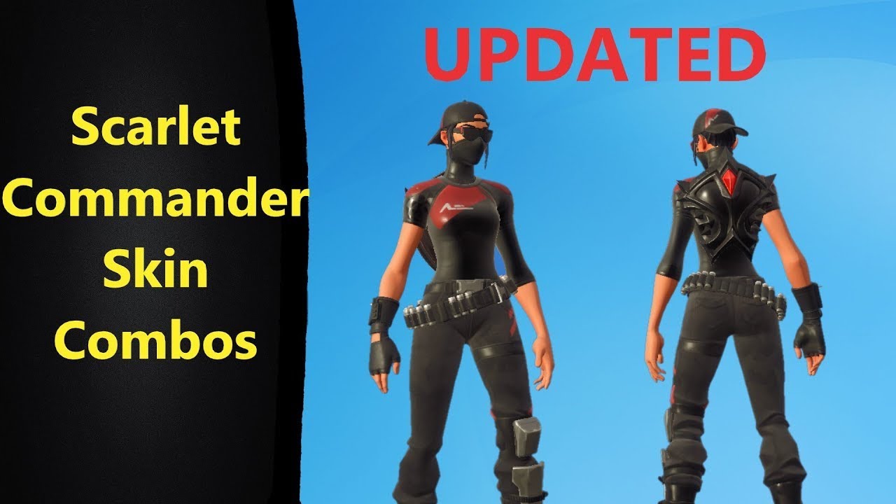 THE BEST SCARLET COMMANDER COMBOS IN FORTNITE CHAPTER 3 - YouTube