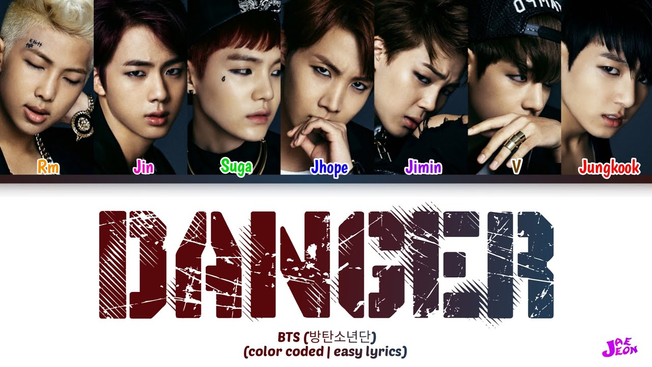 BTS (방탄소년단) 'Danger' color coded (easy lyrics) - YouTube