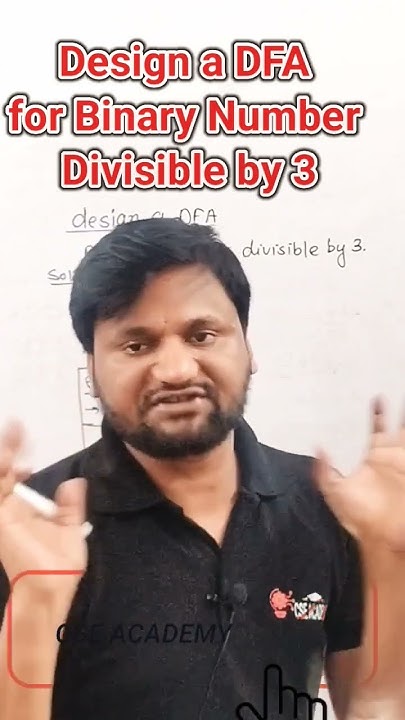 Design a DFA Binary Number Divisible by 3 |TOC |Shortcut tricks #viral ...