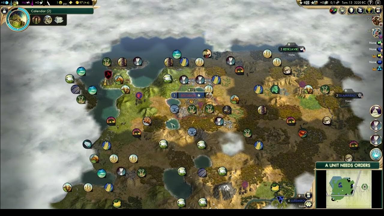 Civ 5 Multiplayer Lekmod Liberty Guide - Settling Cities - YouTube
