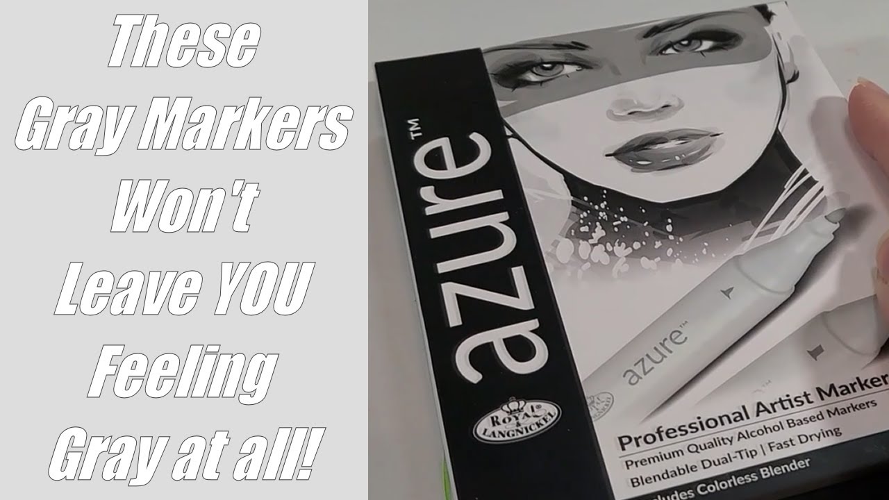 Reviewing Azure Grayscale Markers - YouTube