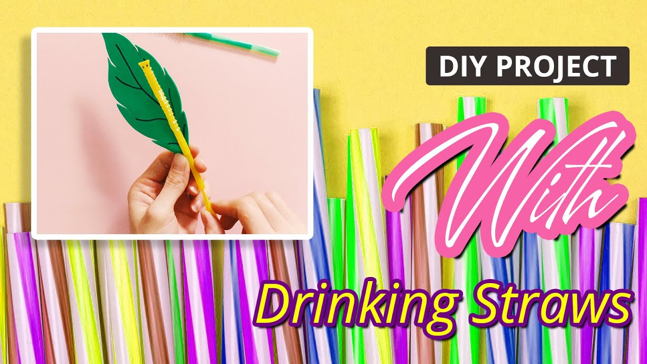 Amazing Drinking Straw Crafts | Worm | DIY Projects With Drinking ...