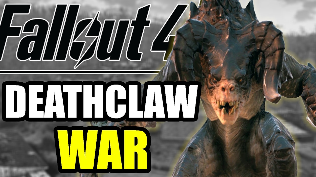 BEST Deathclaw Fight in Fallout 4 - YouTube