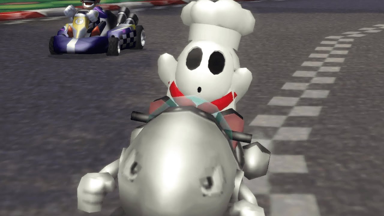 Pastry Chef Shy Guy in Mario Kart Wii - YouTube