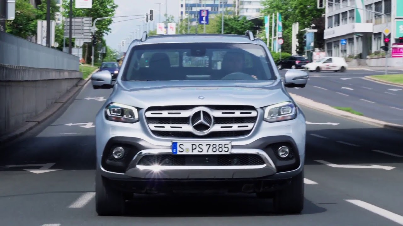 The new Mercedes-Benz Class X 350d 4MATIC Driving Video - YouTube