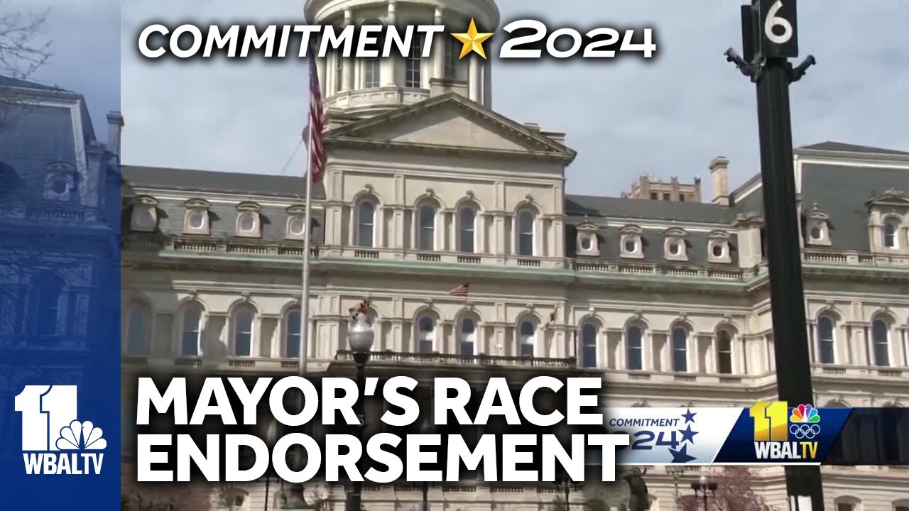 New endorsement in Baltimore City mayor's race - YouTube