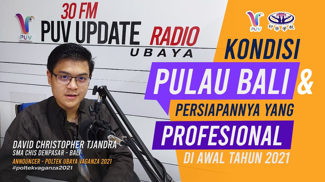 Lomba PUV 2021_David Christopher Tjandra_Announcer - YouTube