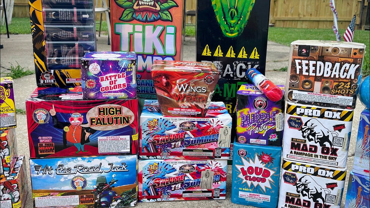 $500 Firework Stash 2024 - YouTube