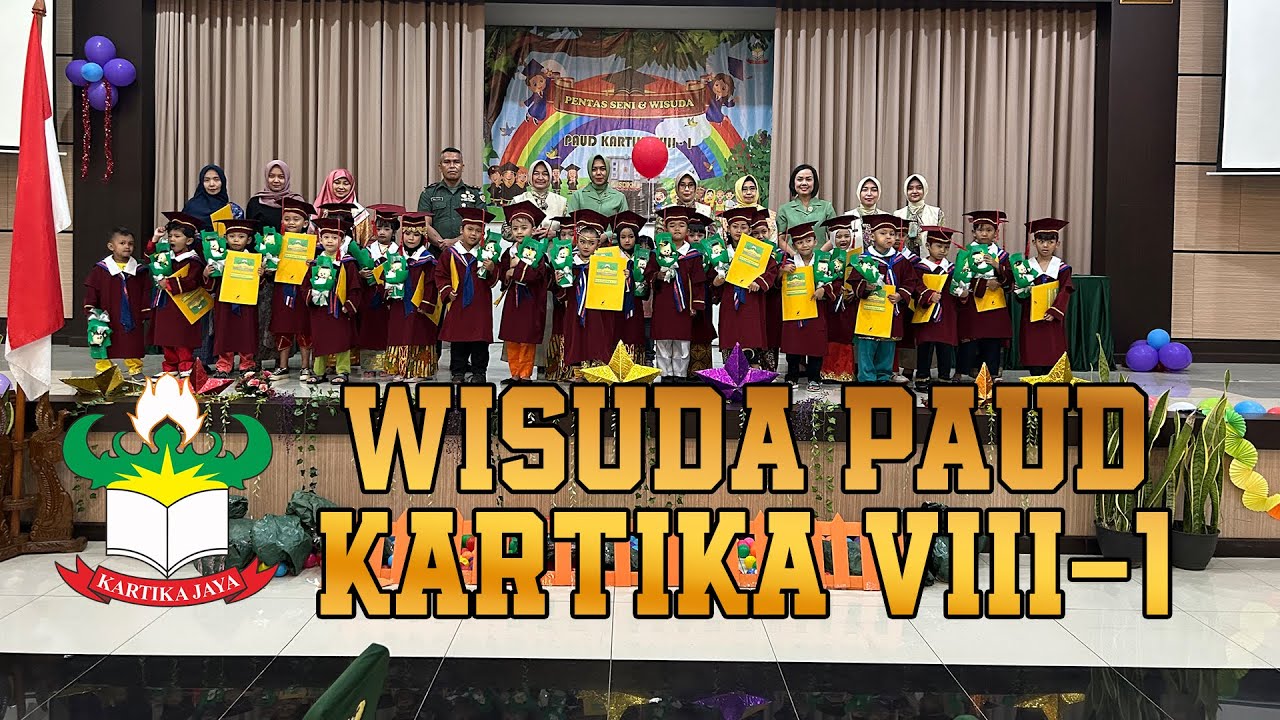 WISUDA PAUD KARTIKA VIII-1 PUSDIKKU DITKUAD 2023 || #wisudapaud - YouTube