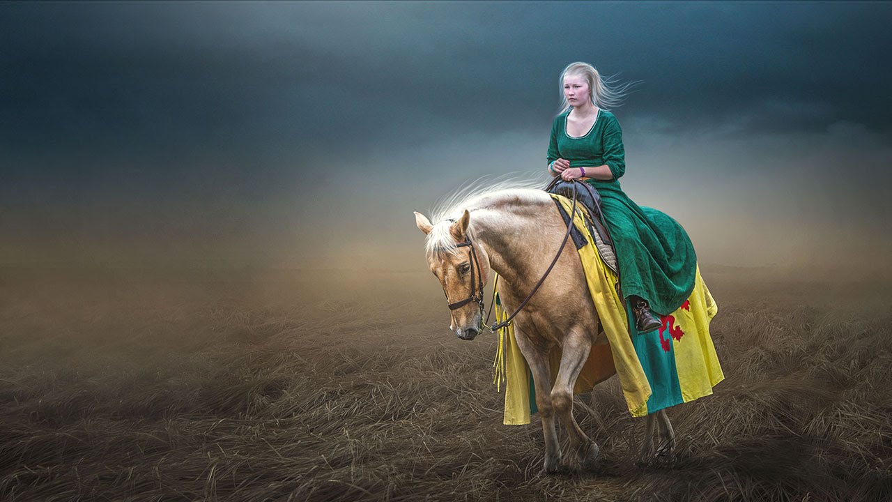 Horse Ride | Photoshop Manipulation Tutorial | Fantasy Light Photo ...
