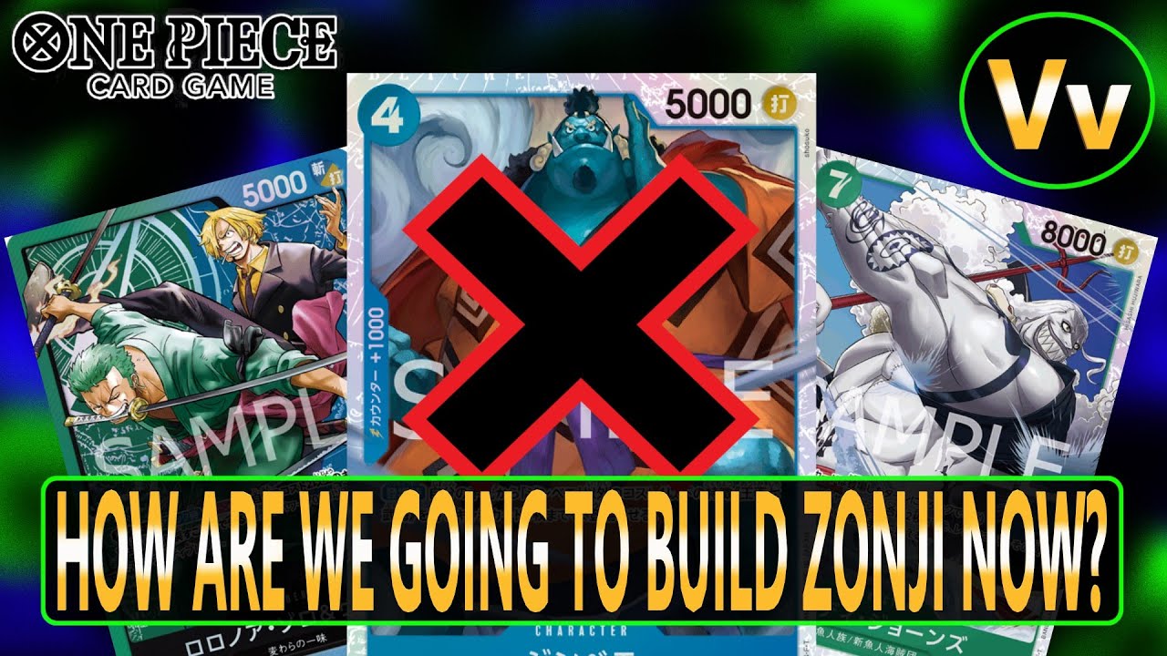One Piece TCG: Green Blue Zonji - Farewell Jinbe, You Will Be Missed ...