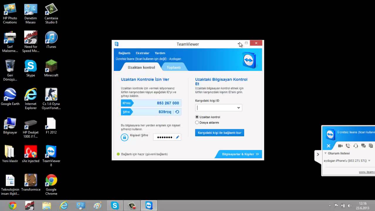 Teamviewer 8 kullanım videosu (Detaylı) - YouTube