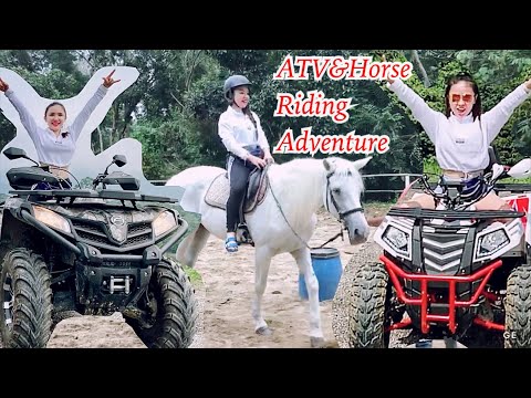 DAY 1JUNGLE ADVENTURE IN BIDAI SARI RESORT || ATV & HORSE RIDING | @Rena Evlog ||LUZ INSAO Vlog