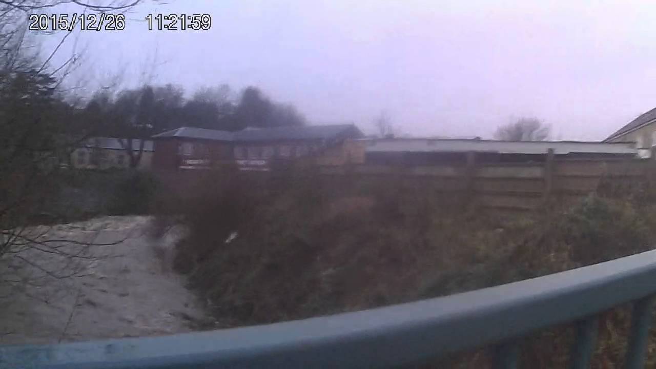 Padiham flood Xmas 2015 - YouTube