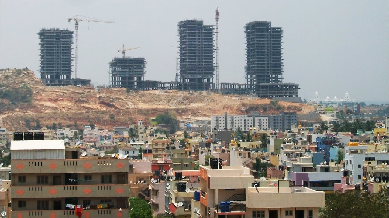Skyline of Banashankari Life in Bangalore - YouTube